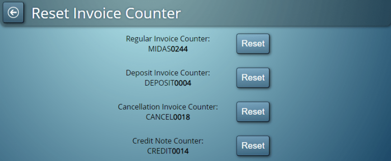 How To Reset Invoice Counters